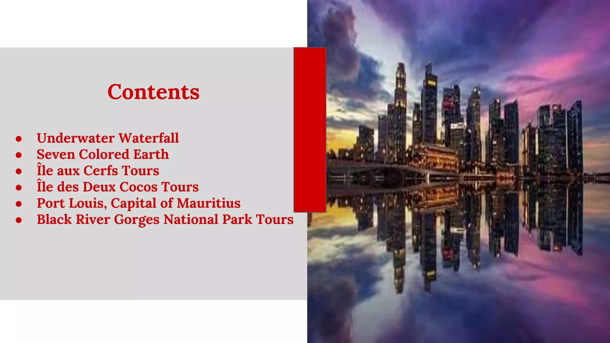 Things to do in Mauritius | PPT