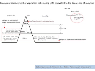 Pleistocene Refugia and Distribution of Tree Species in the Alps | PDF