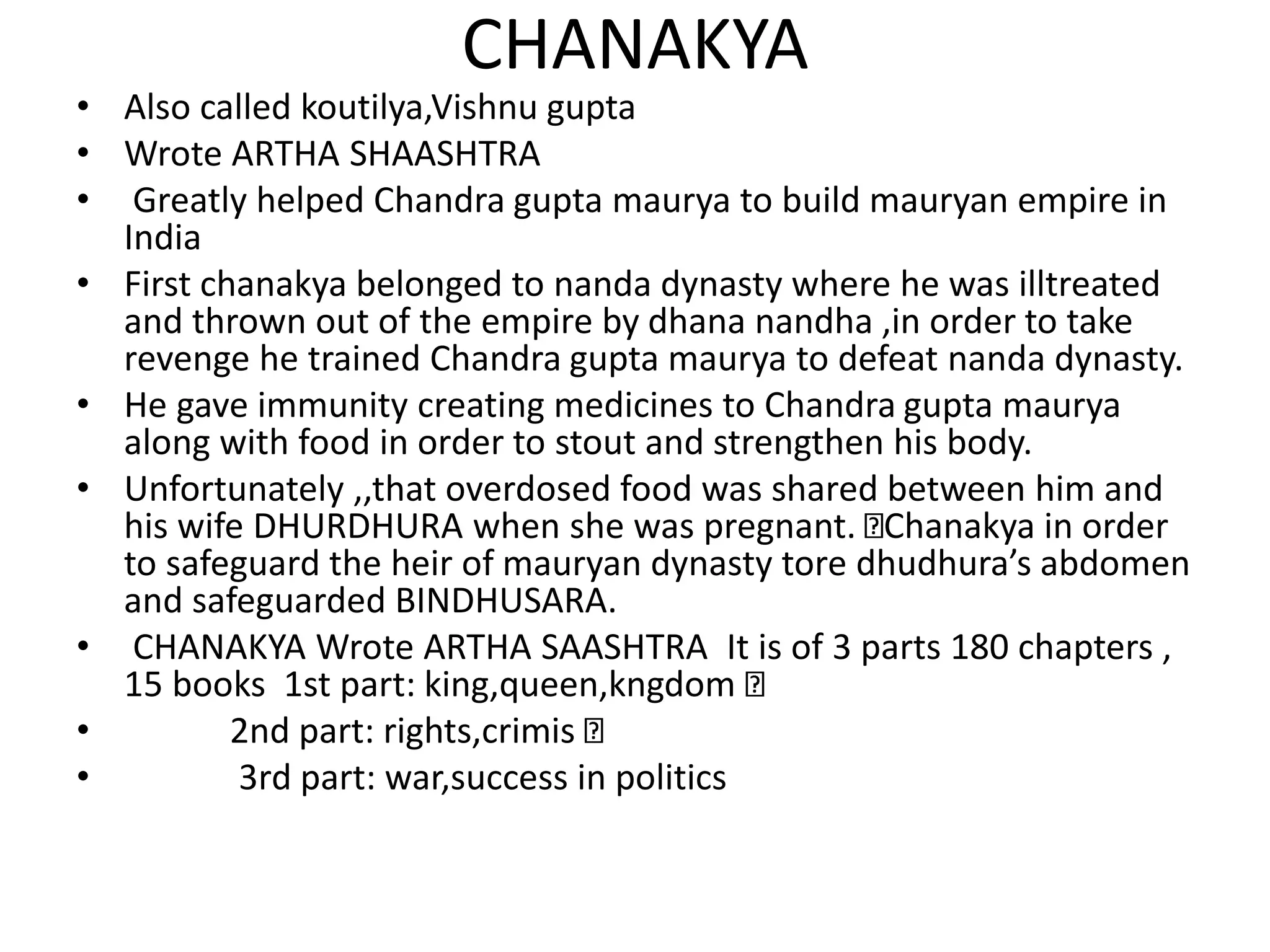 maurya dynasty and kings ruled | PPTX