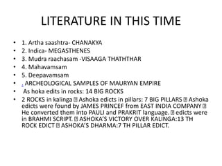 maurya dynasty and kings ruled | PPTX