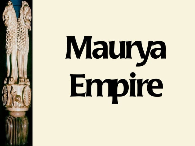 Maurya gupta empires | PPT
