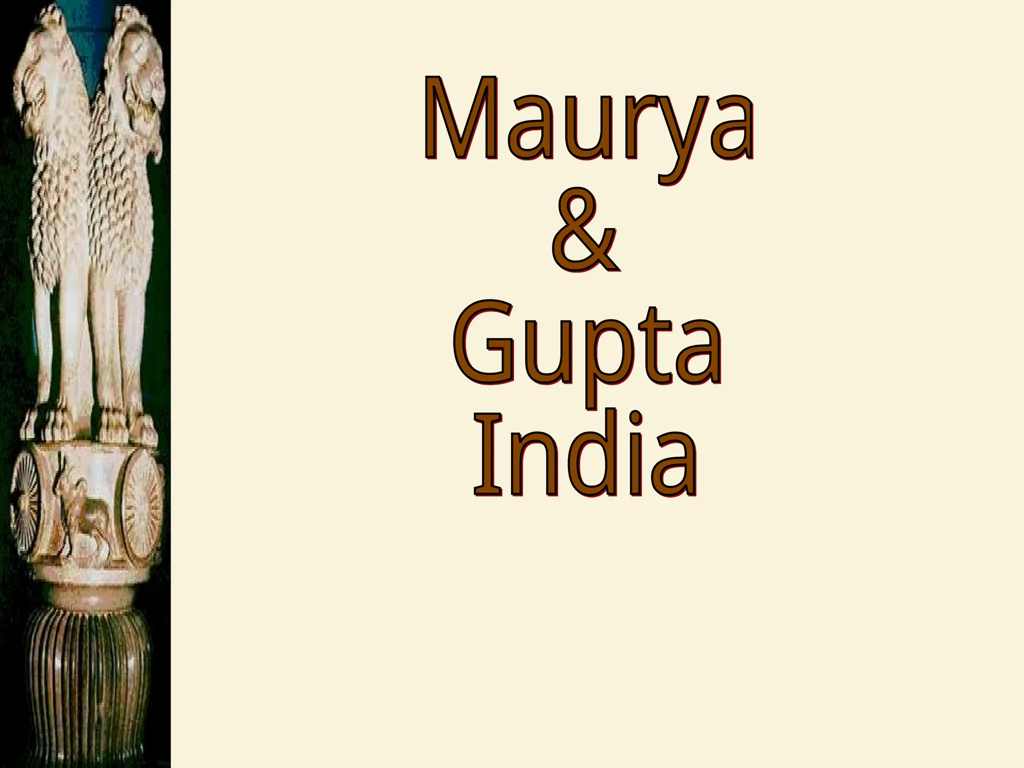 About Key Facts and Establishment Chandragupta Maurya | PPT