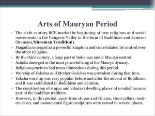 The Art of MAURYAN's in India The Art of MAURYAN's in India | PDF