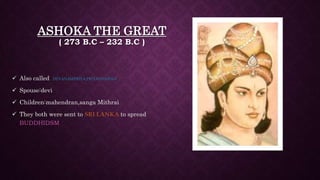 Mauryan dynasty | PPTX | Buddhism | Religion & Spirituality