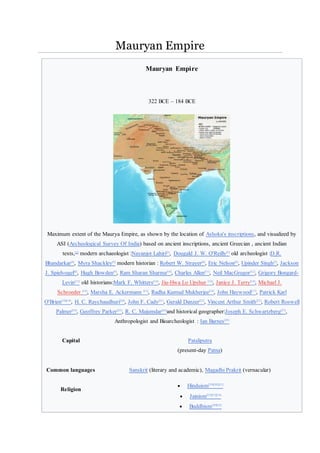 Mauryan Empire Explained – NCERT & UPSC History Guide | PDF