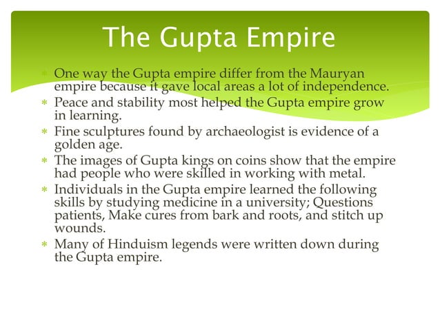 Mauryan empire and the gupta empire | PPTX