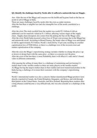 Maggie case study solution | PDF