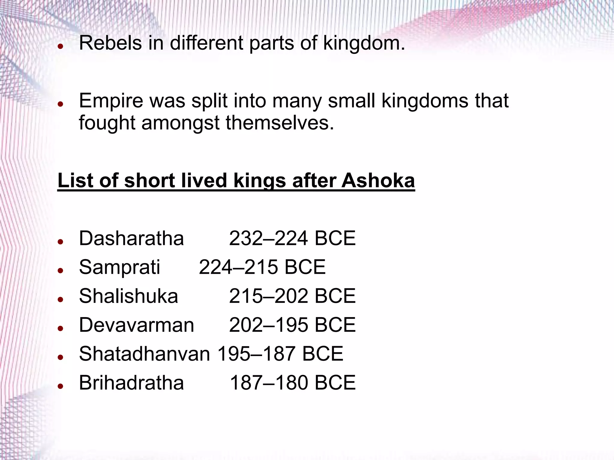 THE MAURYAN EMPIRE | PPT