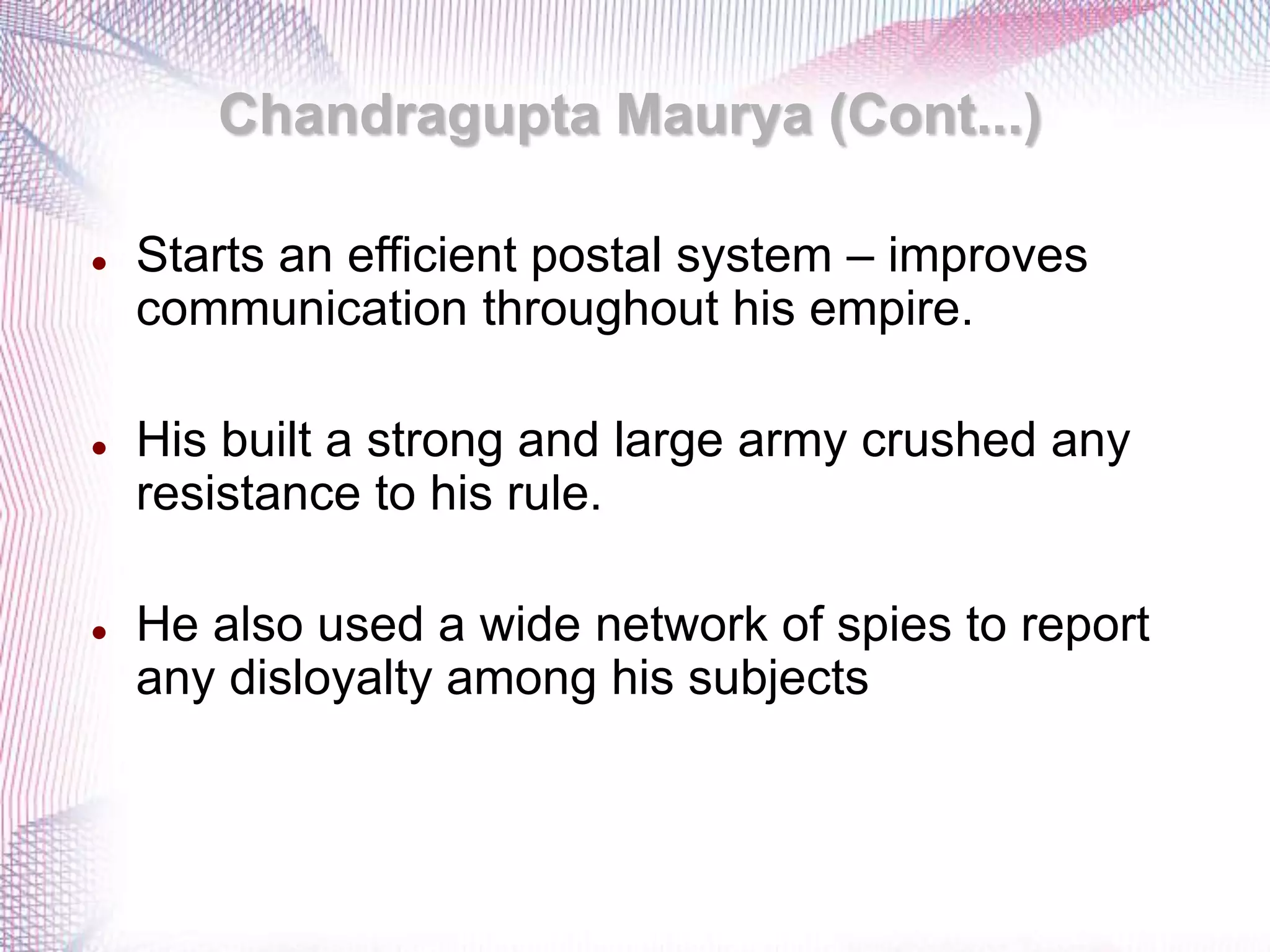 THE MAURYAN EMPIRE | PPT
