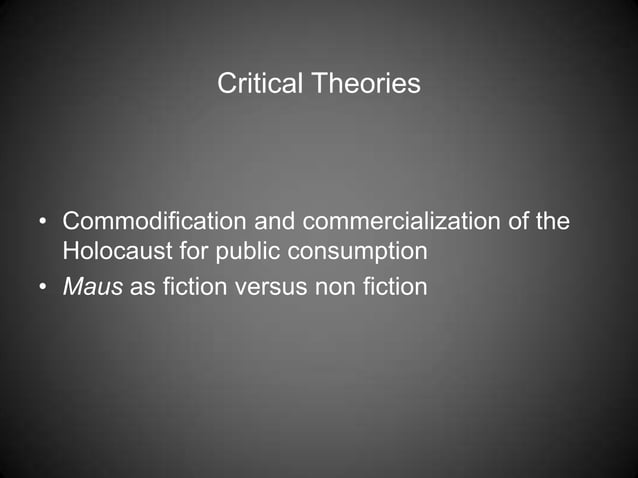 Maus Digital Presentation | PPTX | Comics and Graphic Novels | Books ...