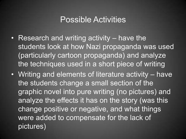 Maus Digital Presentation | PPTX | Comics and Graphic Novels | Books ...