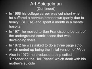 Maus Digital Presentation | PPTX