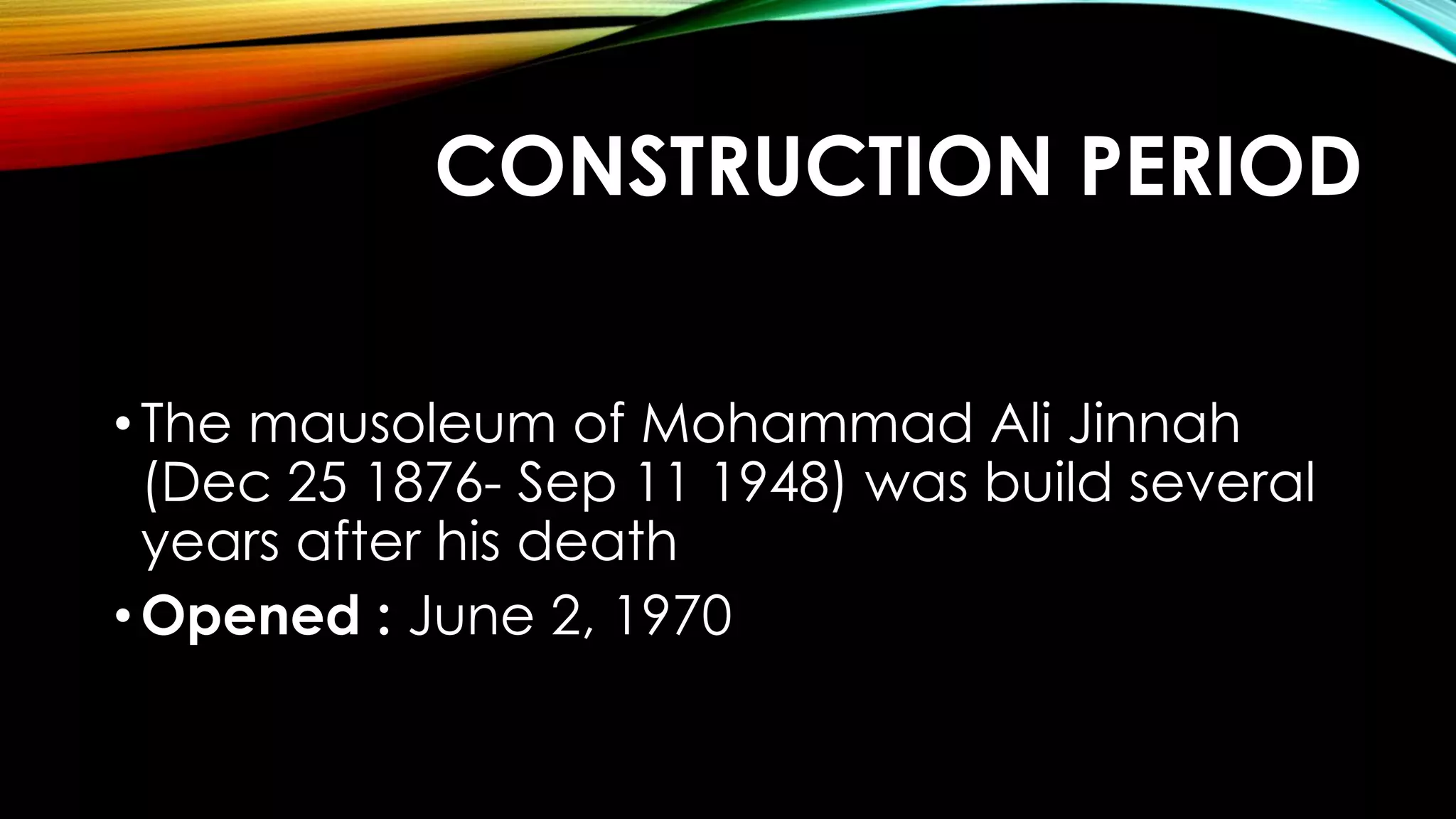 Mausoleum of quaid e-azam(monument) | PPTX