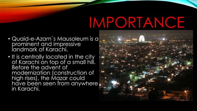 Mausoleum of quaid e-azam(monument) | PPTX | Islam | Religion ...