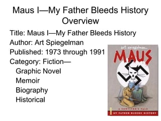 Maus overview | PPT