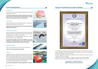 Mẫu thiết kế profile Công ty Tôn thép Đông Á bằng tiếng Anh | PDF