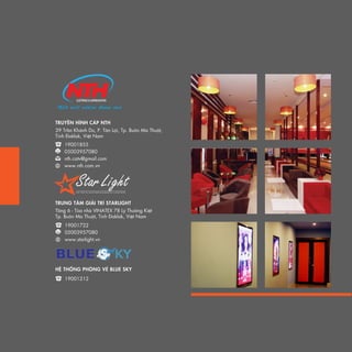 Mẫu thiết kế profile Khu giải trí Star Light | PDF