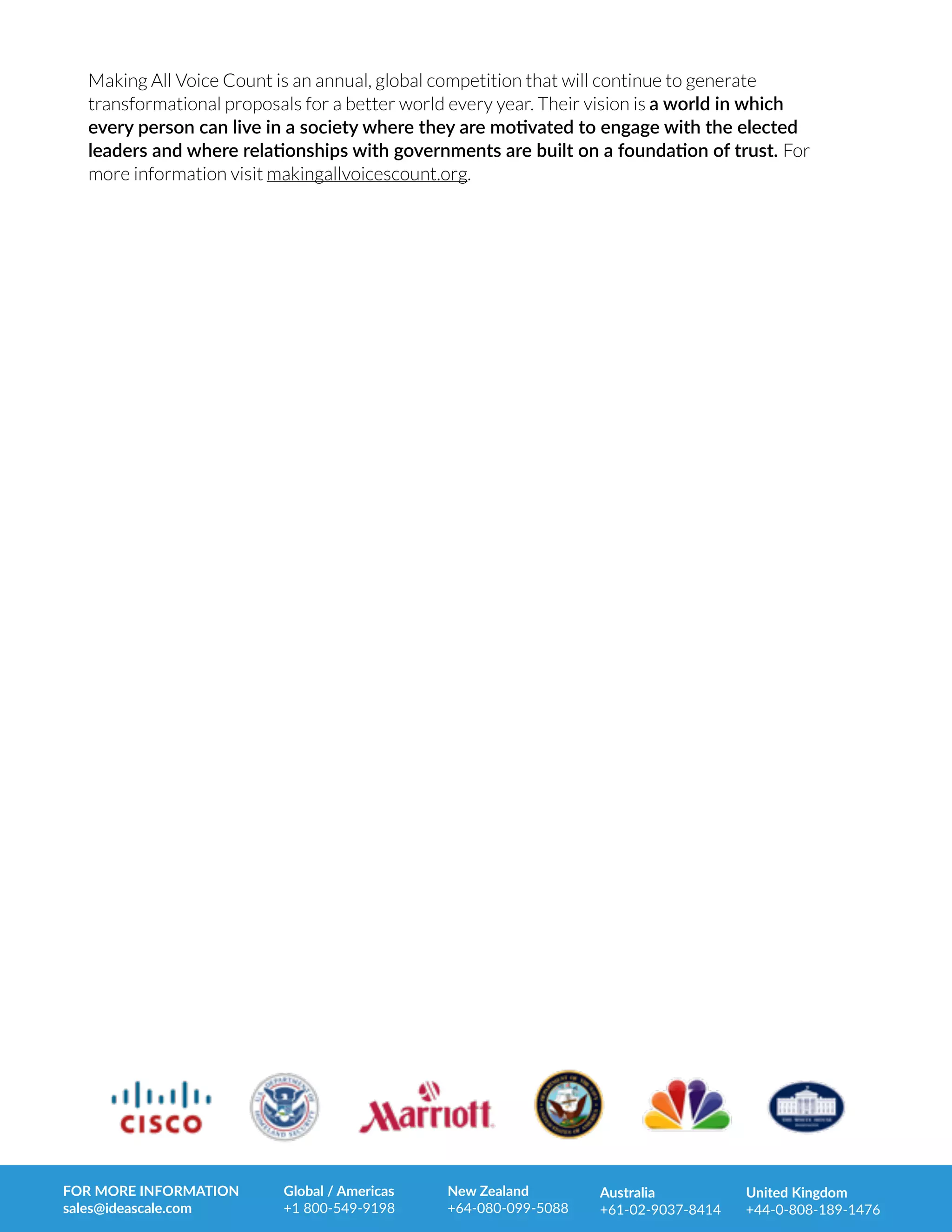 Case Study: Making All Voices Count | PDF