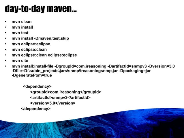 Maven – The build paraphernalia | PPT