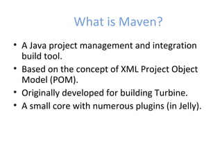 Maven introduction in Mule | PPT