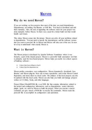 Maven | PDF
