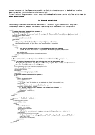 Maven plugin guide using Modello Framework | PDF