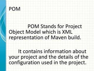 Maven POM | PPTX