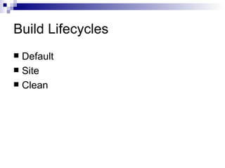 Maven Introduction | PPT | Computing | Technology & Computing