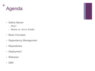 Maven 3 Overview | PPT