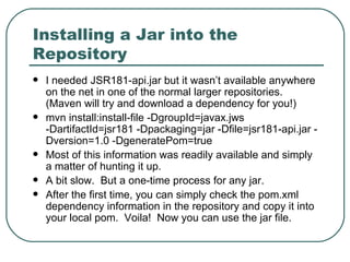 Maven: Managing Software Projects for Repeatable Results | PPT | Programming Languages | Computing