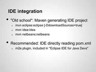 Maven overview | PPTX
