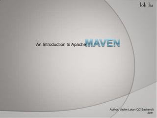 An Introduction to Maven | PPTX