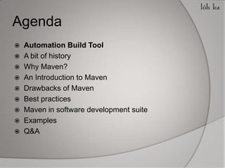 An Introduction to Maven | PPTX