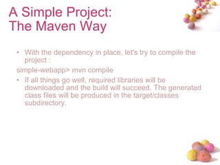 Maven Introduction | PPT | Programming Languages | Computing