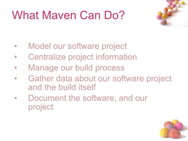 Maven Introduction | PPT | Programming Languages | Computing