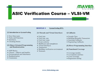 ASIC Verification Course | PDF