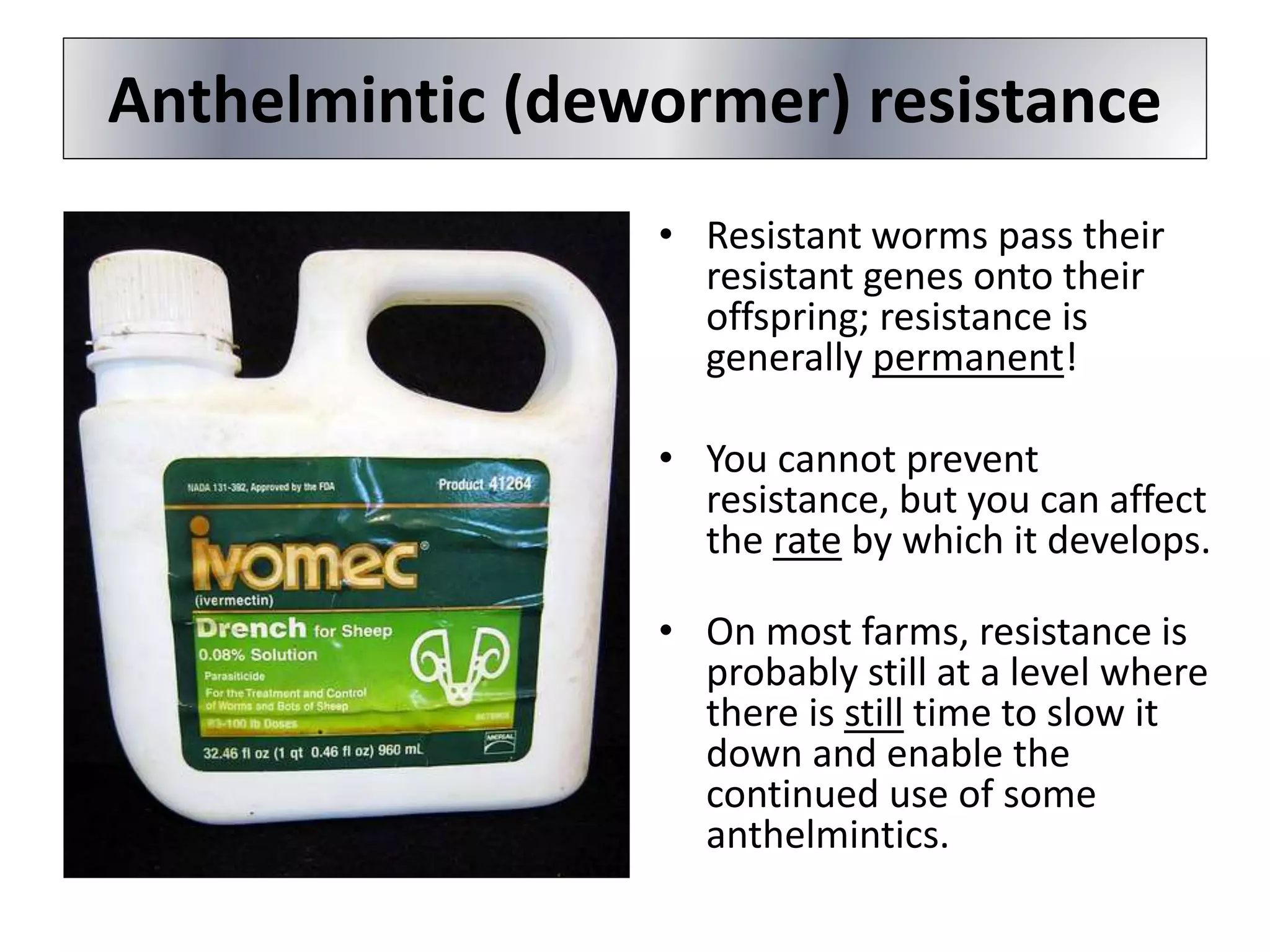 Current recommendations for internal parasite control in small ...