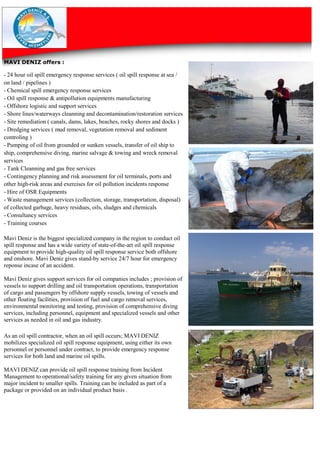 Mavi deniz profile brochures | PDF