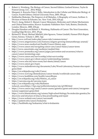 Origin of Cancer Cells | PDF