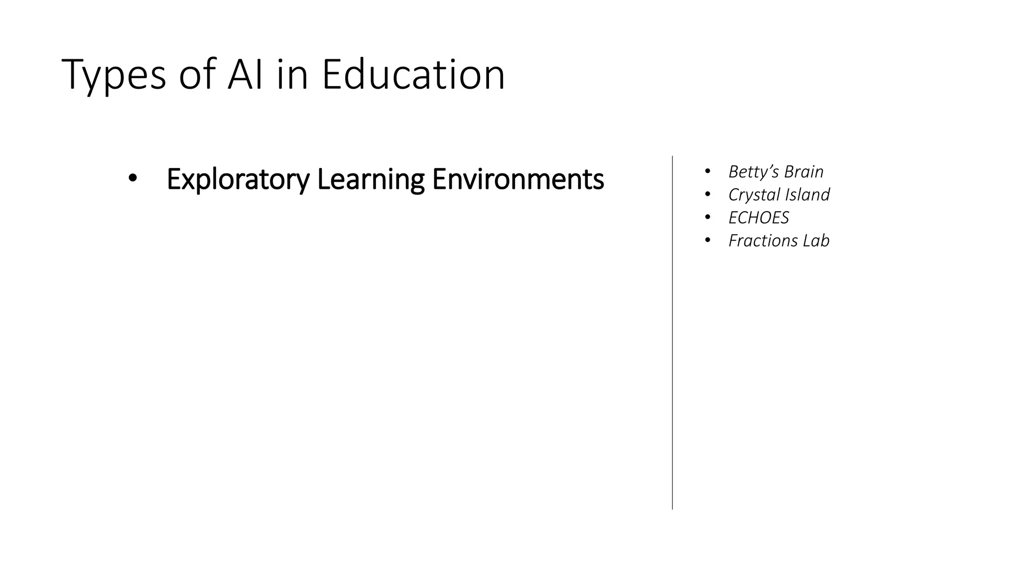 Artificial Intelligence and Data Analytics in Education: the case of ...