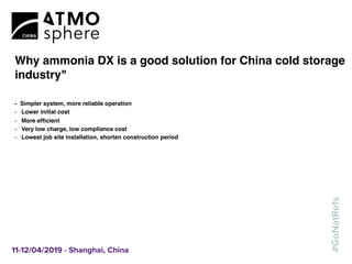 Chuck Chen, Hansen, Case study on LC NH3 DX system in cold storage ...