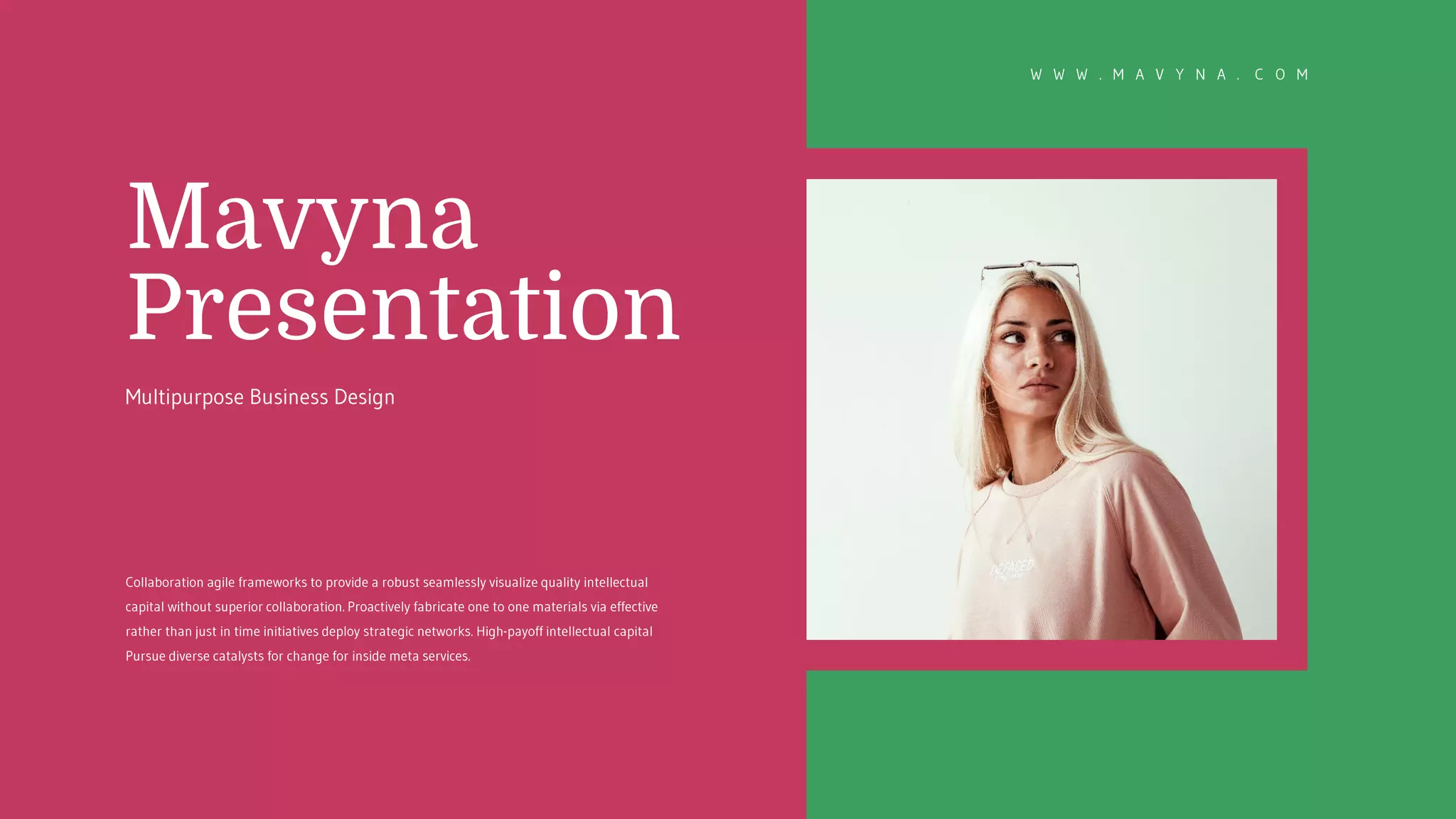 Mavyna Presentation : Light Color Version | PPT