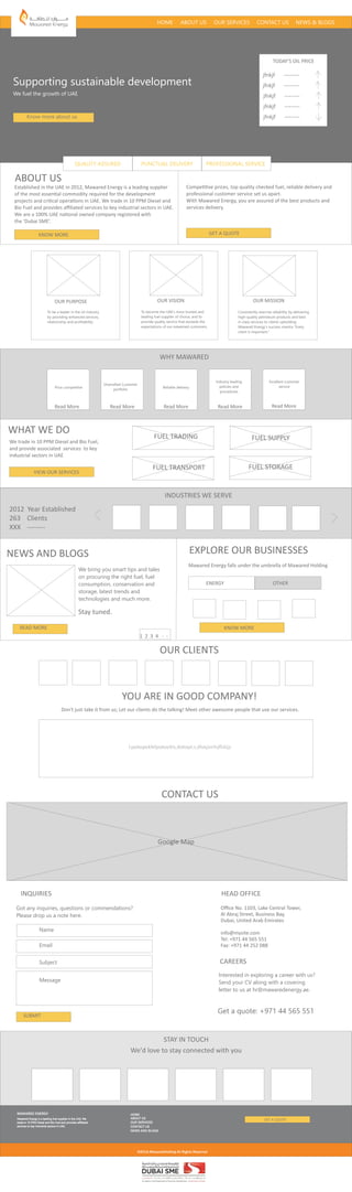 Mawared energy website_wireframe | PDF