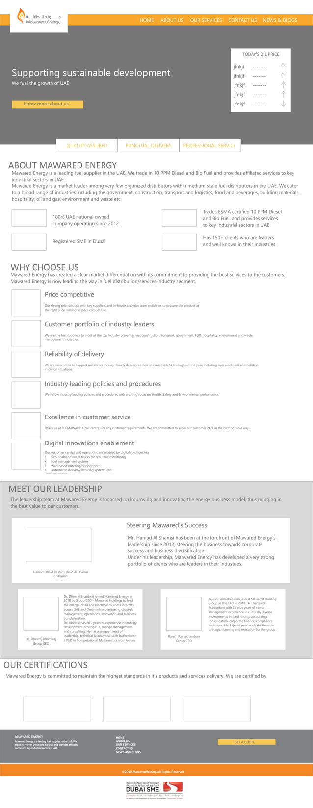Mawared energy website_wireframe | PDF