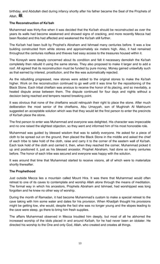 Authentic Birthday Party of the Prophet in English (Mawlid) | PDF