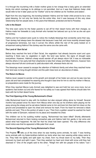 Authentic Birthday Party of the Prophet in English (Mawlid) | PDF