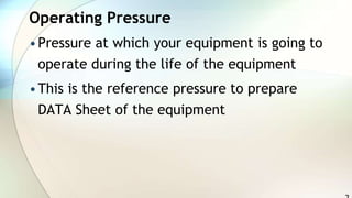 What is MAWP? Difference between MAWP , Design Pressure and Operating ...