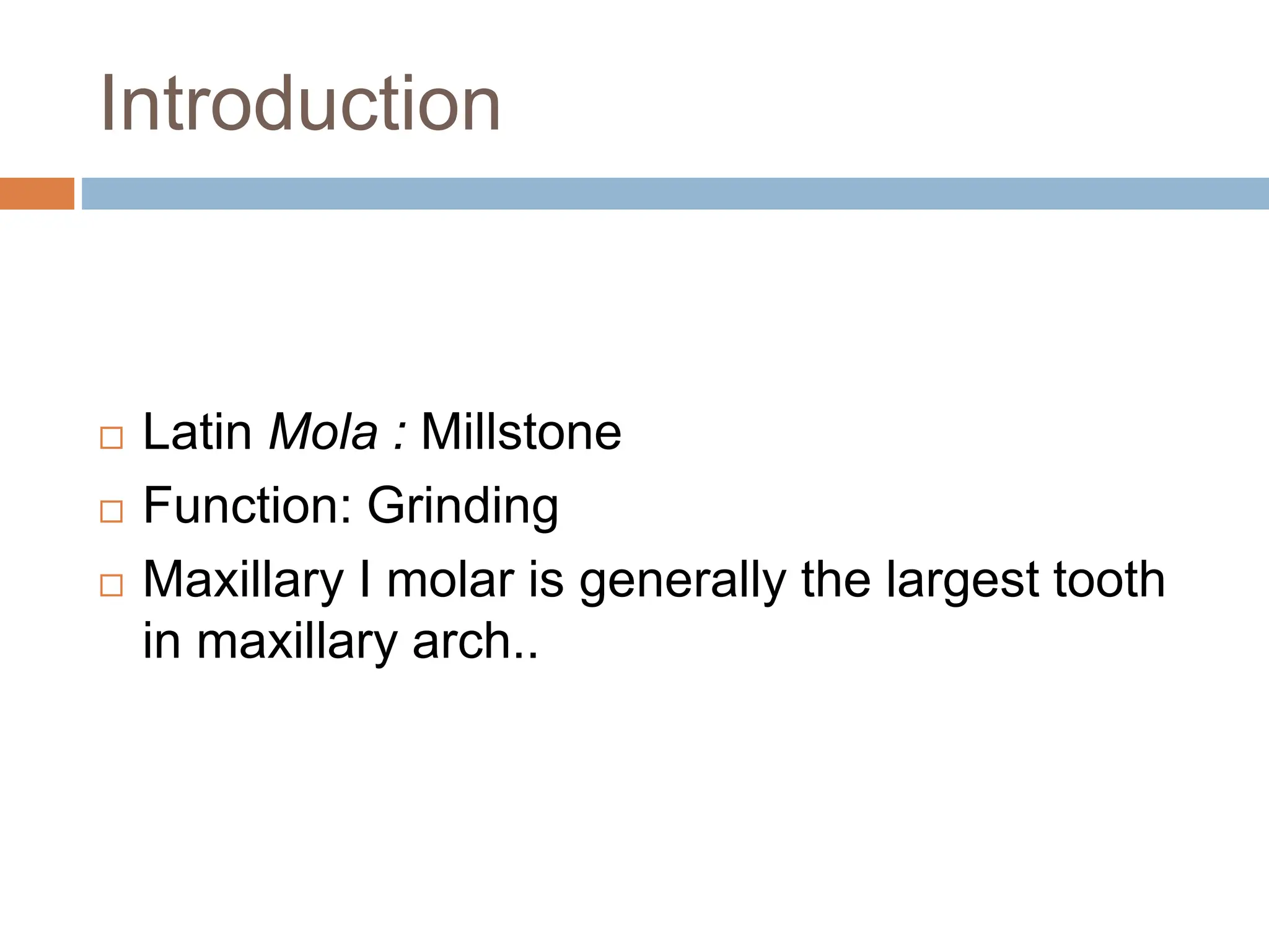 Permanent Maxillary First Molar of Oral Cavity | PPT
