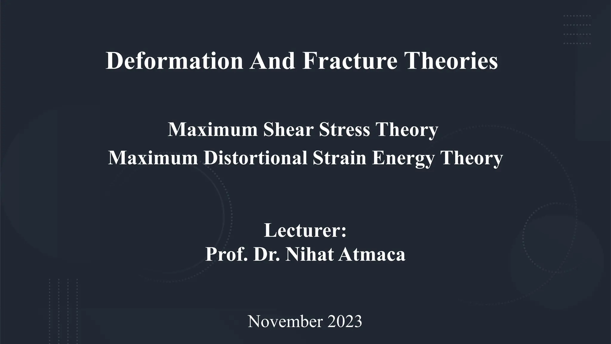 Max. shear stress theory-Maximum Shear Stress Theory Maximum ...
