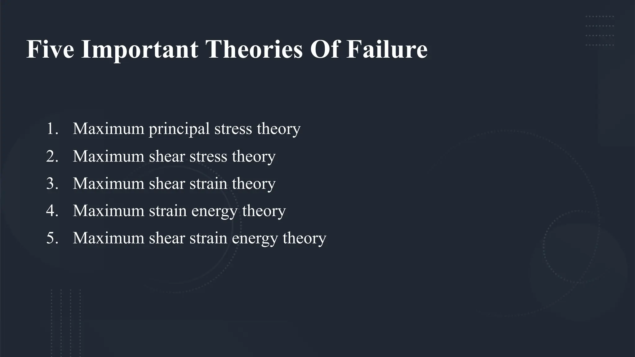 Max. shear stress theory-Maximum Shear Stress Theory Maximum ...